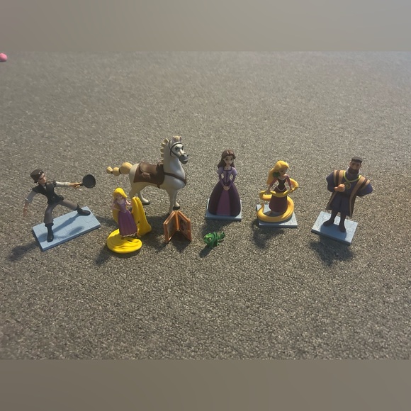 Disney | Toys | Disney Tangled Figurine Set | Poshmark